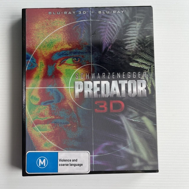 PREDATOR 3D BLU ray Arnold Schwarzenegger - Lenticular Cover 1987 EUR ...