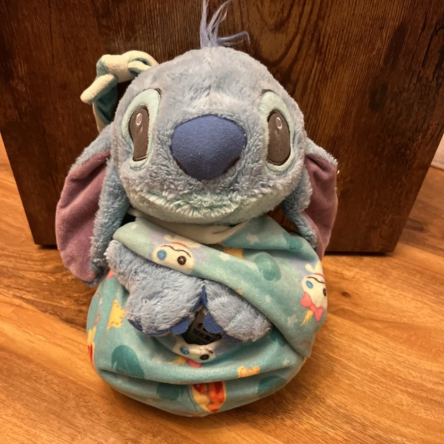 DISNEY STITCH LILO & Stitch Baby Plush In Scrump Blanket Pouch Swaddle ...