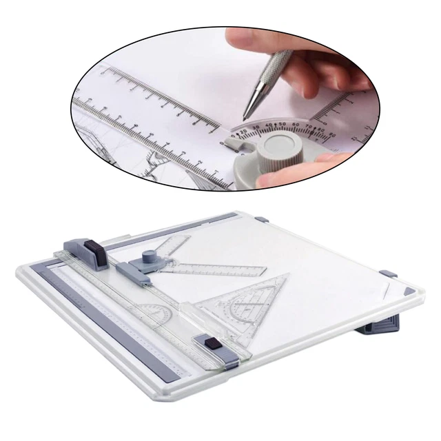 A3 DRAWING BOARD Portable Technical Sketch Drafting Table Measuring ...