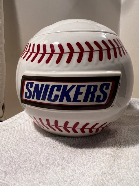 VINTAGE SNICKERS BASEBALL Cookie Jar and/or Candy Jar $8.00 - PicClick