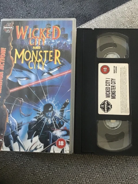 WICKED CITY / Monster City (Animated) (Dubbed) (VHS/SH, 1996) £12.99 ...