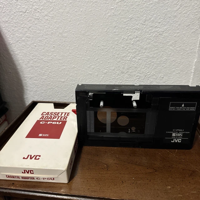 JVC C-P6U MOTORIZED VHS-C S-VHS to VHS Video Cassette Tape Adapter ...