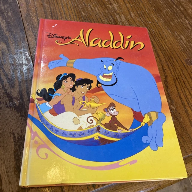 MOUSE WORKS ALADDIN Hardcover Book Storybook 1993 Disney Classic Series ...