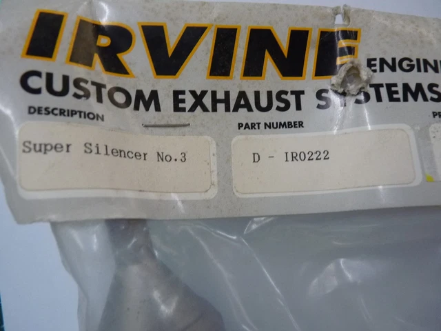 PYLON RACING NITRO Tuned Pipe -Super Silencer 3 - D-Ir0222 Irvine Tuned ...