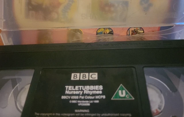 4 KIDS VHS VIDEO Tapes Teletubbies, Tots Tv Big Colour & Letters Early ...