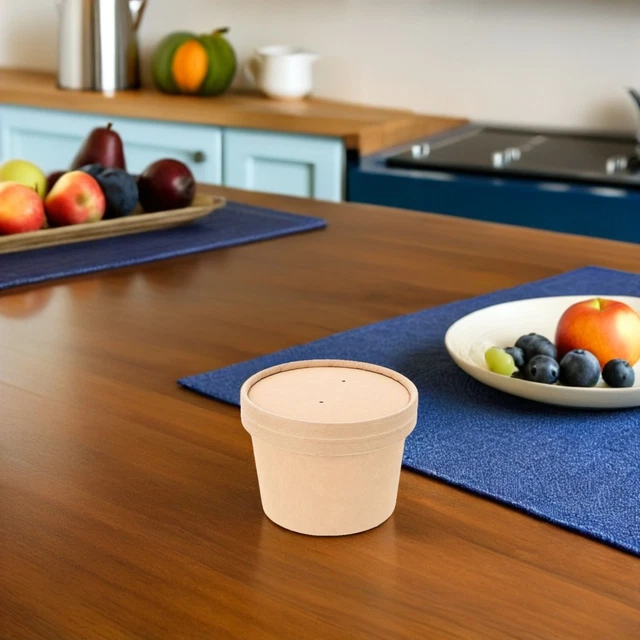 10 SETS ICE Cream Cups Ice-cream Containers Pudding Paper Serving $23. ...