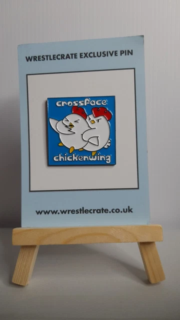 CROSS FACE CHICKEN Wing Wrestle Crate Exclusive Pin Badge - Wwe Aew ...