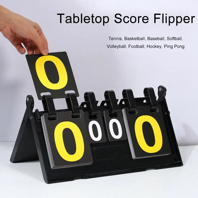 EASY TO READ Score Flip Cards with 6 Digits for Softball and Hockey £45 ...