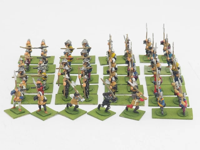 15MM LATE MEDIEVAL/RENAISSANCE Infantry X 47. Painted. Blue 171 £30.00 ...
