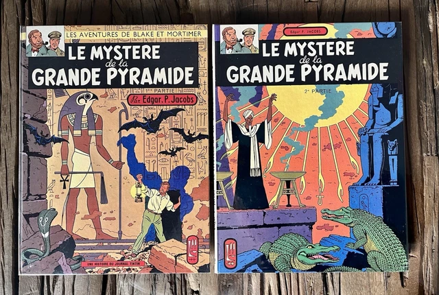 BLAKE ET MORTIMER: T1-2 Le Mystère De La Grande Pyramide 69 Craquant ...