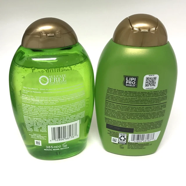 OGX EXTRA STRENGTH Refreshing Scalp Clarifying + Rosemary Mint Shampoo ...