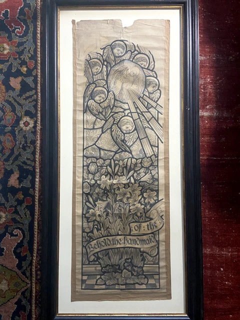 GENUINE PRE-RAPHAELITE SCHOOL Cartoon Drawing by James Powell and Sons ...