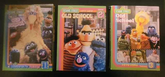 SESAME STREET DVDS : Old School, Vol. 1, 2,3 (1969-1984) [DVD] 3 Box sets $150.00 - PicClick AU