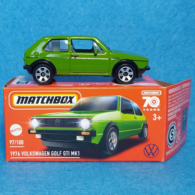 VOLKSWAGEN GOLF GTI Mki Rabbit 1976 Matchbox 1/64° '70 Years 2019 97/ ...