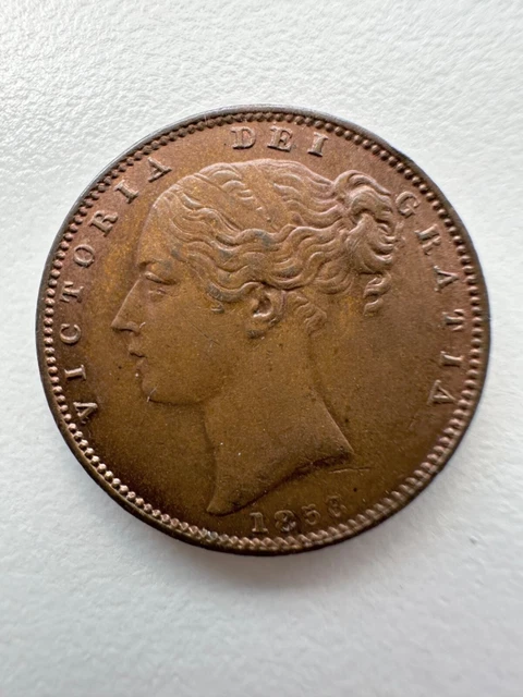 1853 FARTHING HIGH Grade- Victoria British Copper Coin*187 £38.00 ...