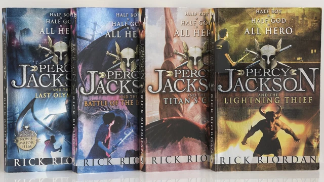 PERCY JACKSON LIGHTNING Thief, Titans Curse, Battle of the Labyrinth ...