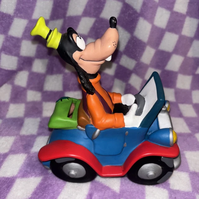 VINTAGE GOOFY ,WALT Disney Goofy Driving a Car Piggy Bank $19.50 - PicClick