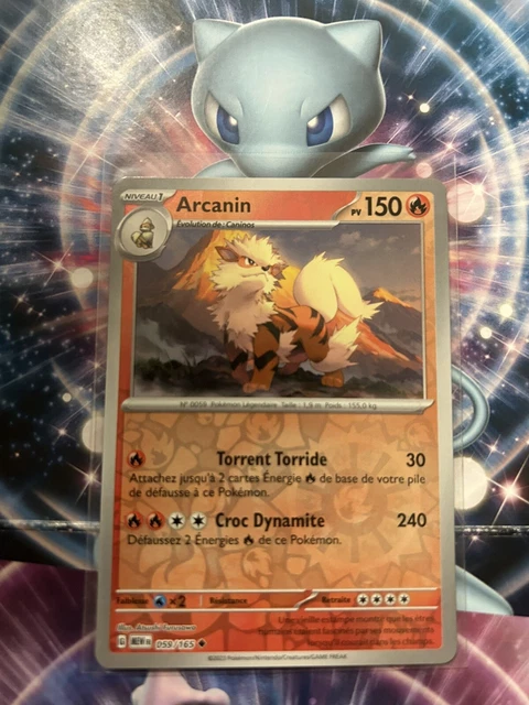 ARCANIN REVERSE - Pokémon 059/165 Ev3.5 Ecarlate Et Violet Mew 151 Neuf Fr EUR 1,44 - PicClick FR