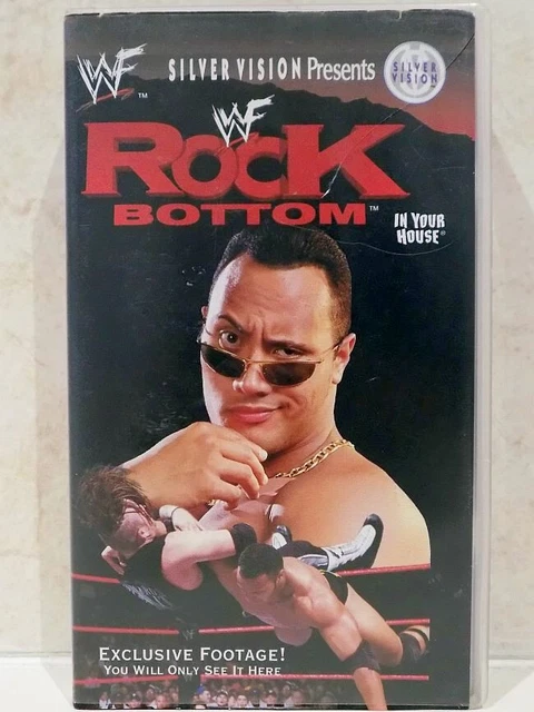 WWF ROCK BOTTOM In Your House Wrestling Video Pal Vhs Tape Wwe Hasbro ...