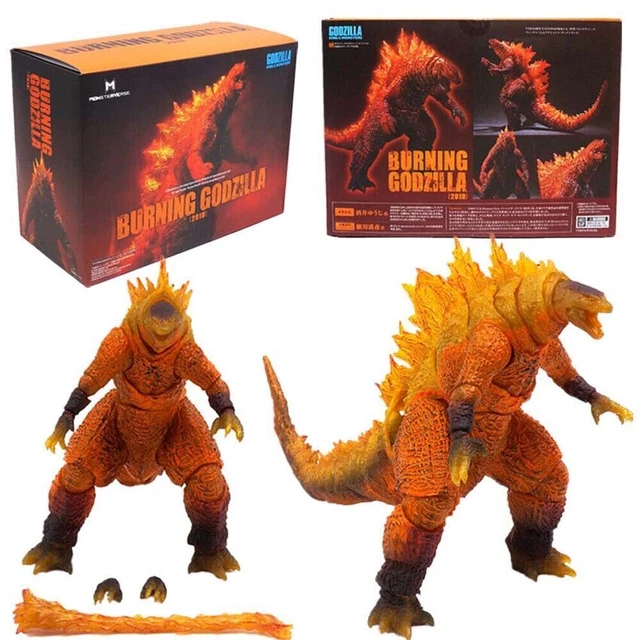 SHM BURNING GODZILLA 2019 King of the Monsters 7'' Action Figure Model Toys £31.49 - PicClick UK