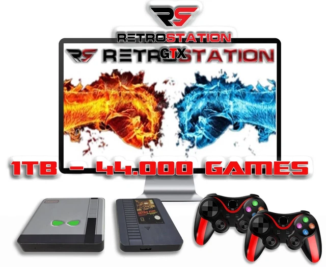 RETROSTATION GTX 1TB Retro Tv Game Console 44000 Retro Games Wireless gamepads £192.72 - PicClick UK