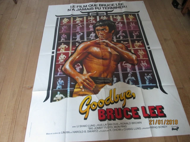 GOOD BYE BRUCE LEE Affiche cinéma originale f:120x160 pliée année 1975 ...
