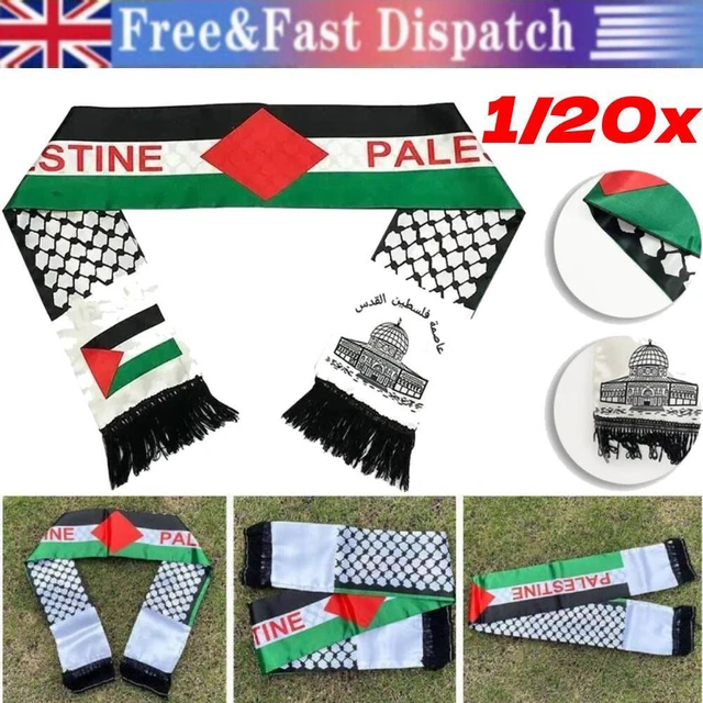 PALESTINE SCARF 14*130CM ,Palestine Flag Scarf Palestinian £3.35 ...