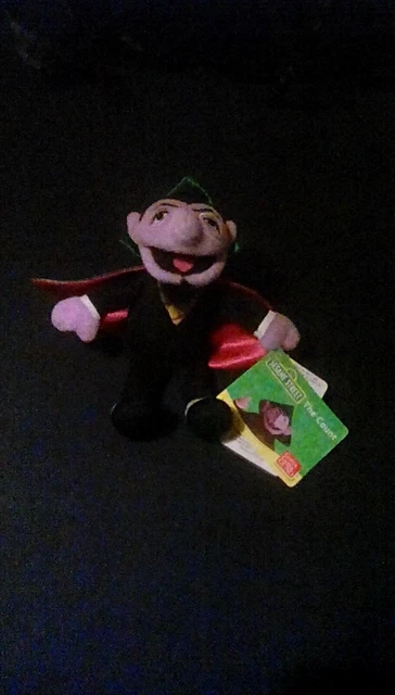 RARE, SESAME STREET, The Count, Soft Toy, 7.5" Sitting, Official Merch ...
