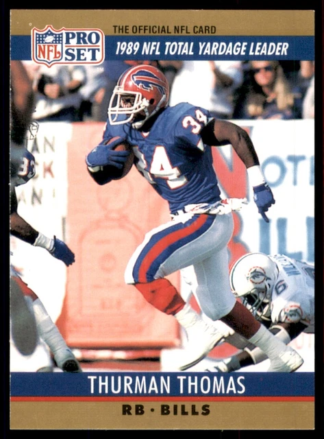 1990 PRO SET Thurman Thomas Buffalo Bills #10 EUR 1,12 - PicClick FR