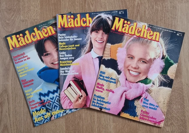MÄDCHEN JUGEND-ZEITSCHRIFTEN 1982 = AUSWAHL EUR 13,95 - PicClick DE