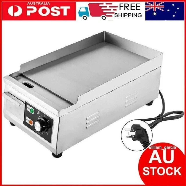 NEW ELECTRIC GRIDDLE BBQ Grill Pan Commercial Meat Indoor Flat ...