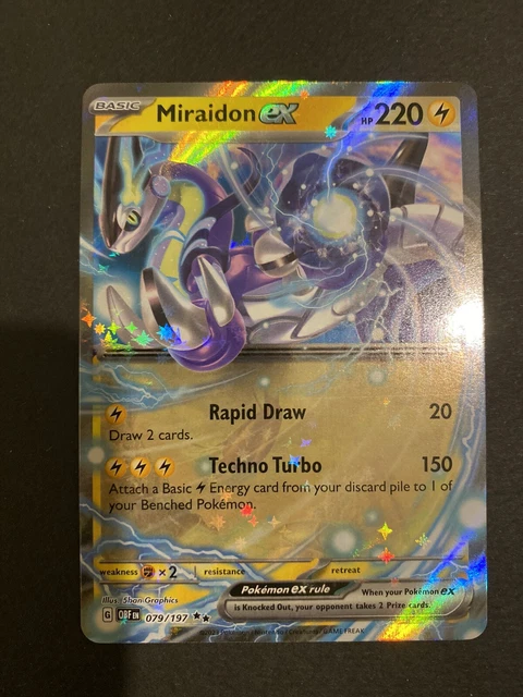 MIRAIDON EX (079/197) Obsidian Flames - Pokemon TCG £3.00 - PicClick UK