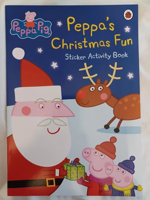 PEPPA PIG BOOK Peppa's Christmas Fun Sticker Activity Book Brand New ...