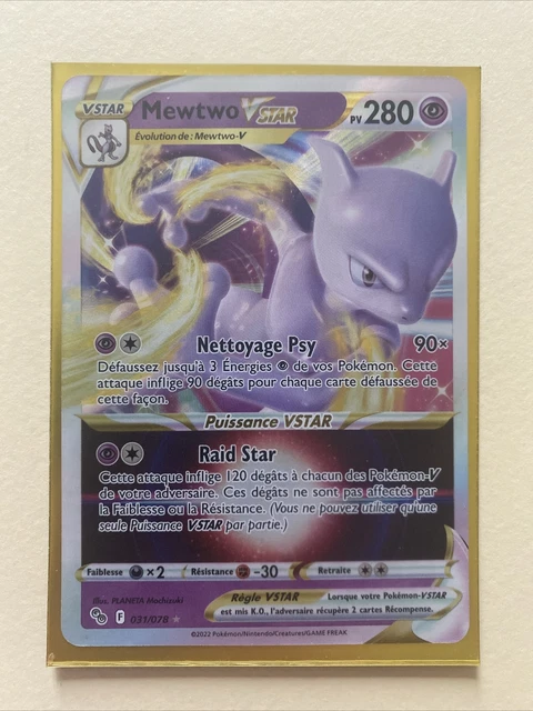 CARTE POKEMON MEWTWO VStar - Pokemon GO - 031/078 FR NEUVE EUR 7,00 - PicClick FR