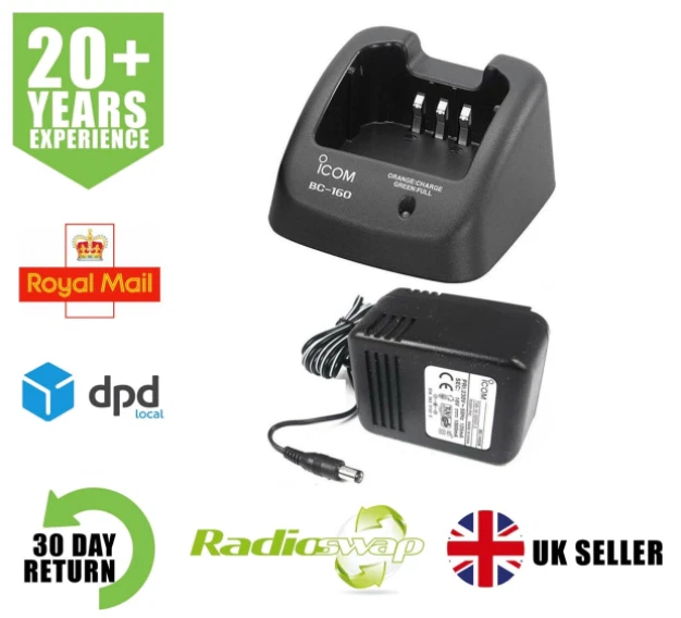 ICOM BC-160 CHARGEUR Simple Pour Pack De Batteries BP232 EUR 35,82 ...