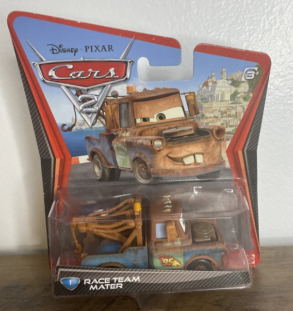 MATTEL DISNEY PIXAR Cars 2 Race Team Mater Tow Truck Toy COLLECTIBLE £6 ...