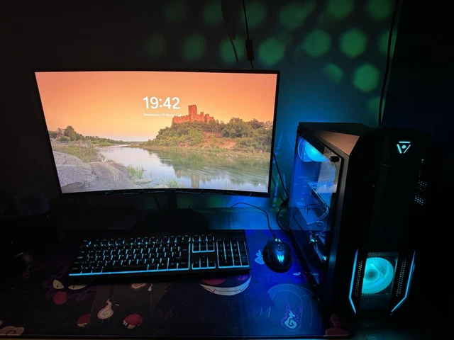 PREDATOR ORION 3000 Po3-630 Gaming Pc Curved Monitor Bundle £36.00 ...