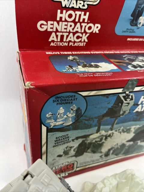 STAR WARS MICRO Collection Hoth Generator Attack Action Playset Kenner ...