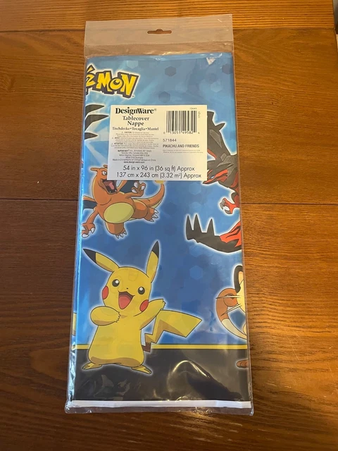 NEW POKEMON PIKACHU And Friends Tablecover (54 In x 96 In) by ...