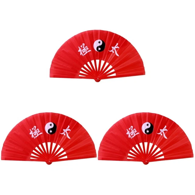 3 PACK PLASTIC Tai Chi Fan Miss Chinese Kung Fu Vintage Decor £21.55 ...