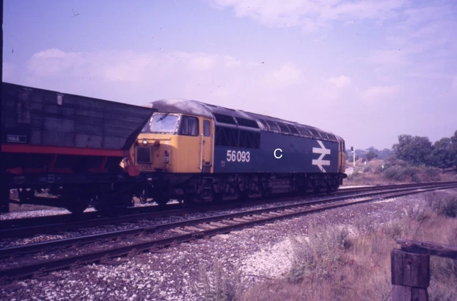 35MM SLIDE BRITISH Railway Br Diesel Class 56 - 56093 Ryebridge Jct 02 ...