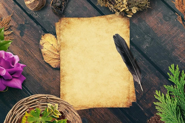 STATIONERY PAPER, 100 Sheets, Aged Look Vintage Antique Old Fashion ...