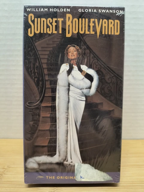 SUNSET BOULEVARD (VHS, 1950 Film) Drama Gloria Swanson Factory Sealed ...
