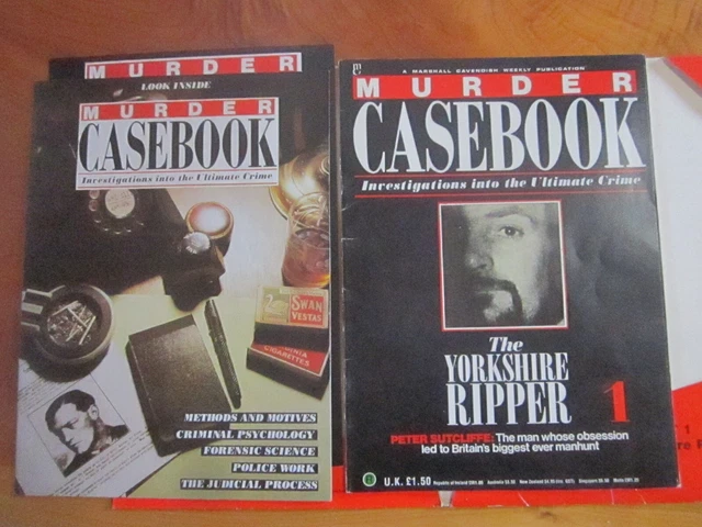 MAGAZINE MURDER CASEBOOK The Yorkshire Ripper No. 1 Great **** Must See ...