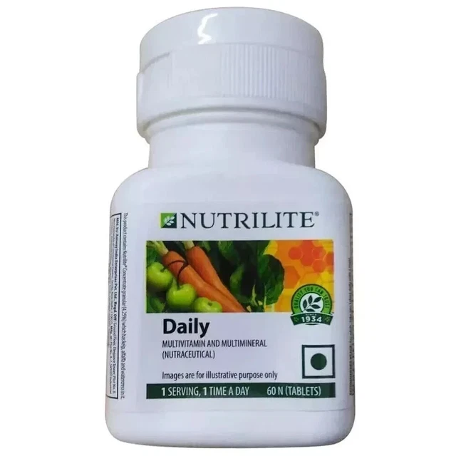 NUTRILITE DAILY MULTIVITAMIN and Multimineral 60 Tablets Fast ship £32. ...
