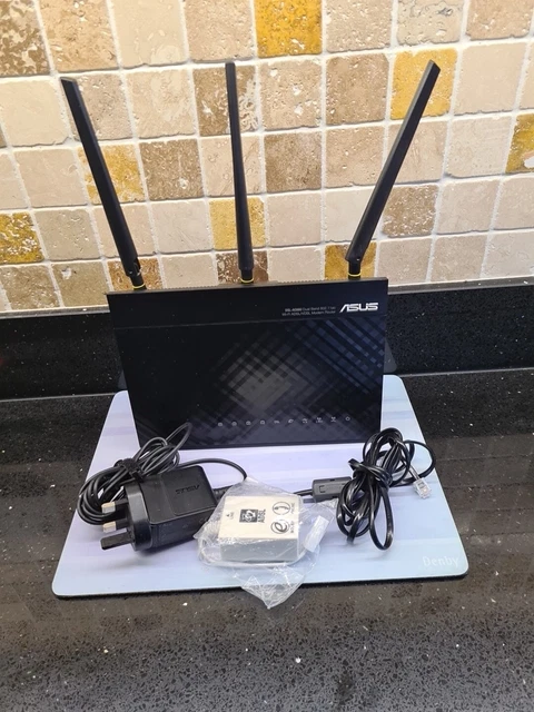 ASUS DSL-AC68U 1900 Mbps Wireless AC Router/modem AiMesh ADSL VDSL £20.00 - PicClick UK