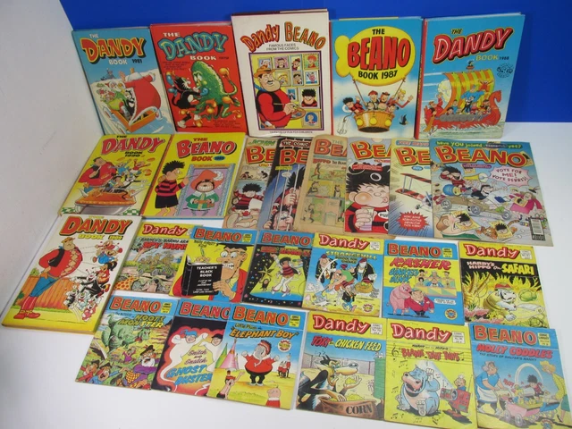 ORIGINAL VINTAGE BEANO DANDY BOOK ANNUAL mini comic dennis menace ...
