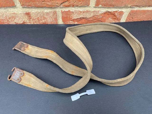 ORIGINAL WW2 BRITISH Army webbing rifle sling Lee-Enfield .303 steel ...