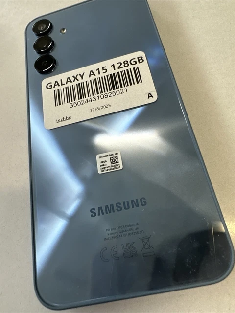 SAMSUNG GALAXY A15 128GB SM-A155F/Dual SIM Blue Unlocked - Next Day UK ...