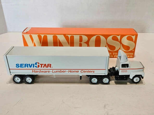 VINTAGE WINROSS SERVISTAR Hardware Semi Truck 1/64 $57.73 - PicClick CA